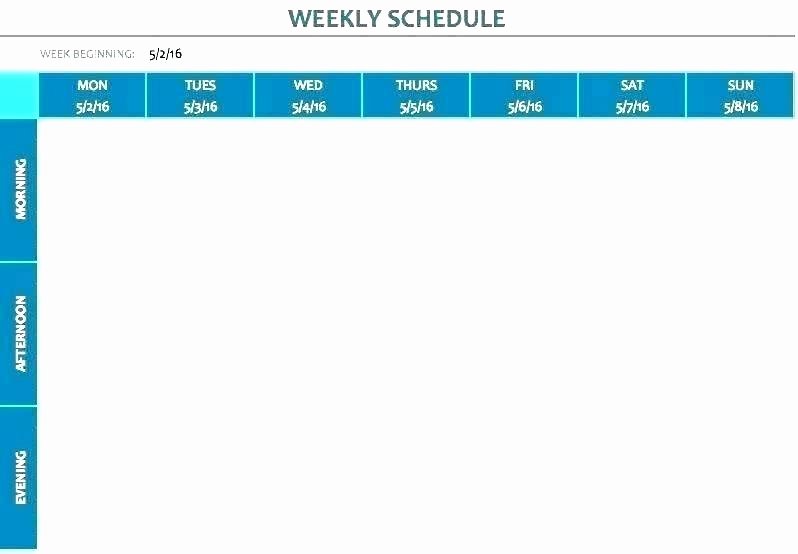  8 Team Schedule Template Stcharleschill Template