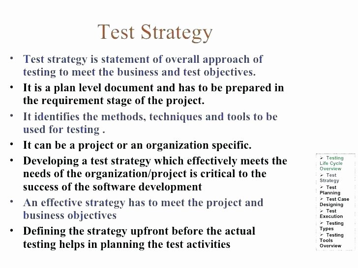 Agile Test Strategy Template Stcharleschill Template