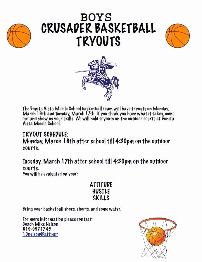 Basketball Tryout Flyer Template Stcharleschill Template