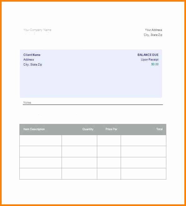 Google Docs Booklet Template