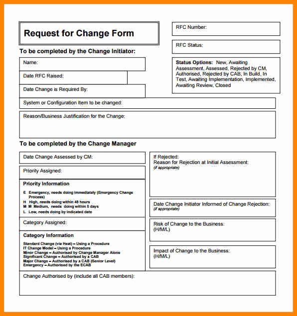 Engineering Change Order Template Stcharleschill Template