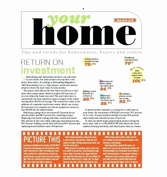 Hoa Newsletter Templates Word
