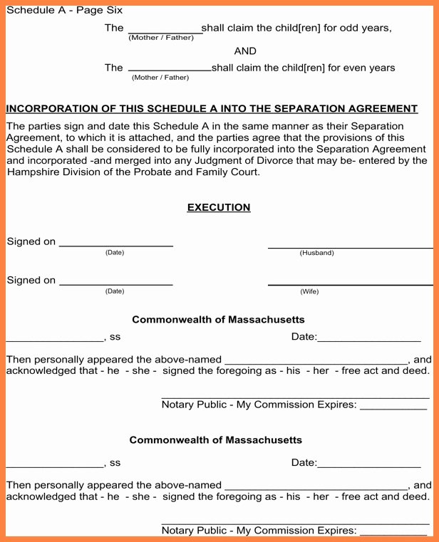 Notarized Custody Agreement Template Stcharleschill Template