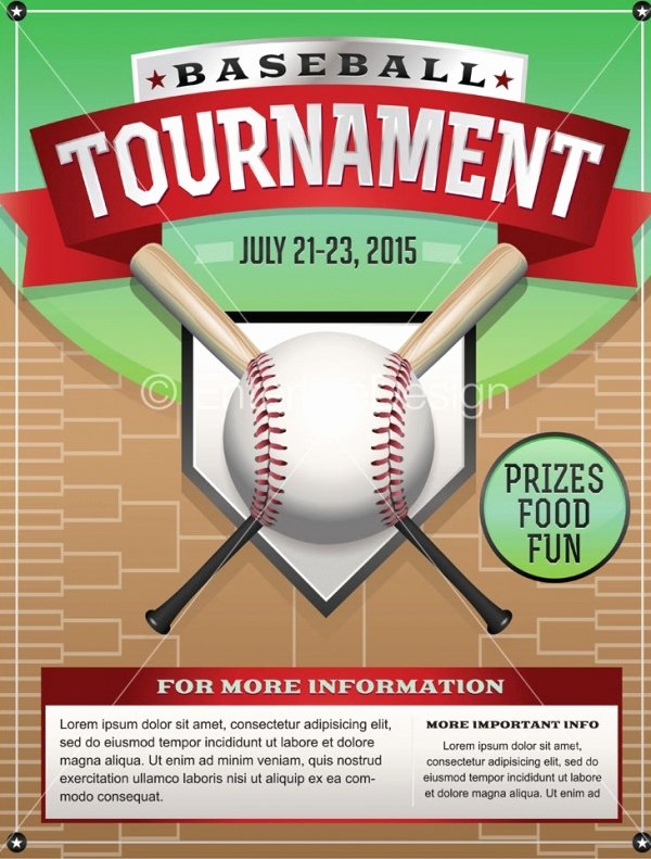 Softball Tournament Flyer Template Stcharleschill Template
