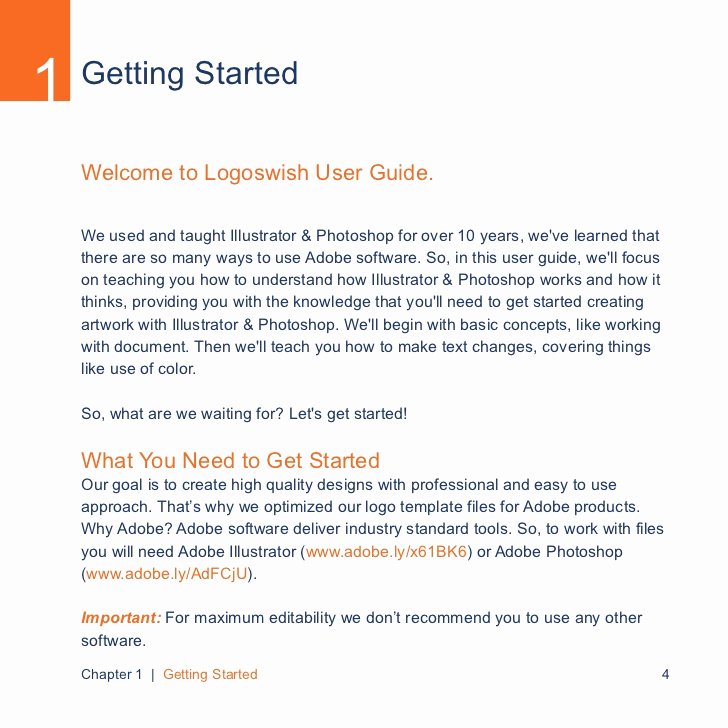 Software User Manual Template Stcharleschill Template