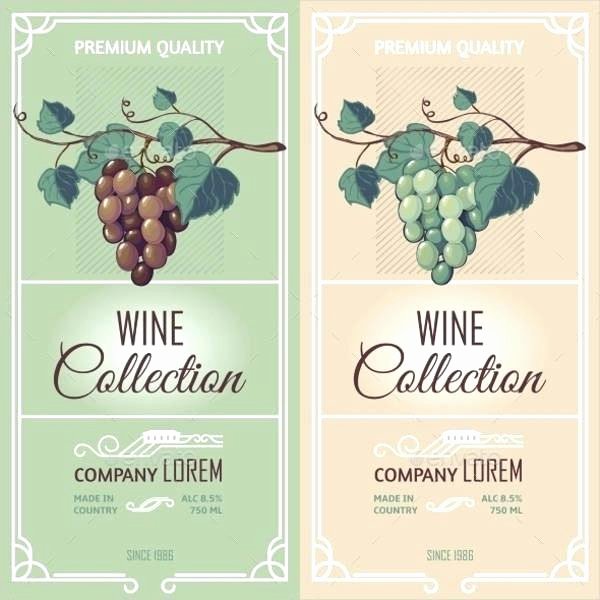 Wine Label Template Photoshop Stcharleschill Template