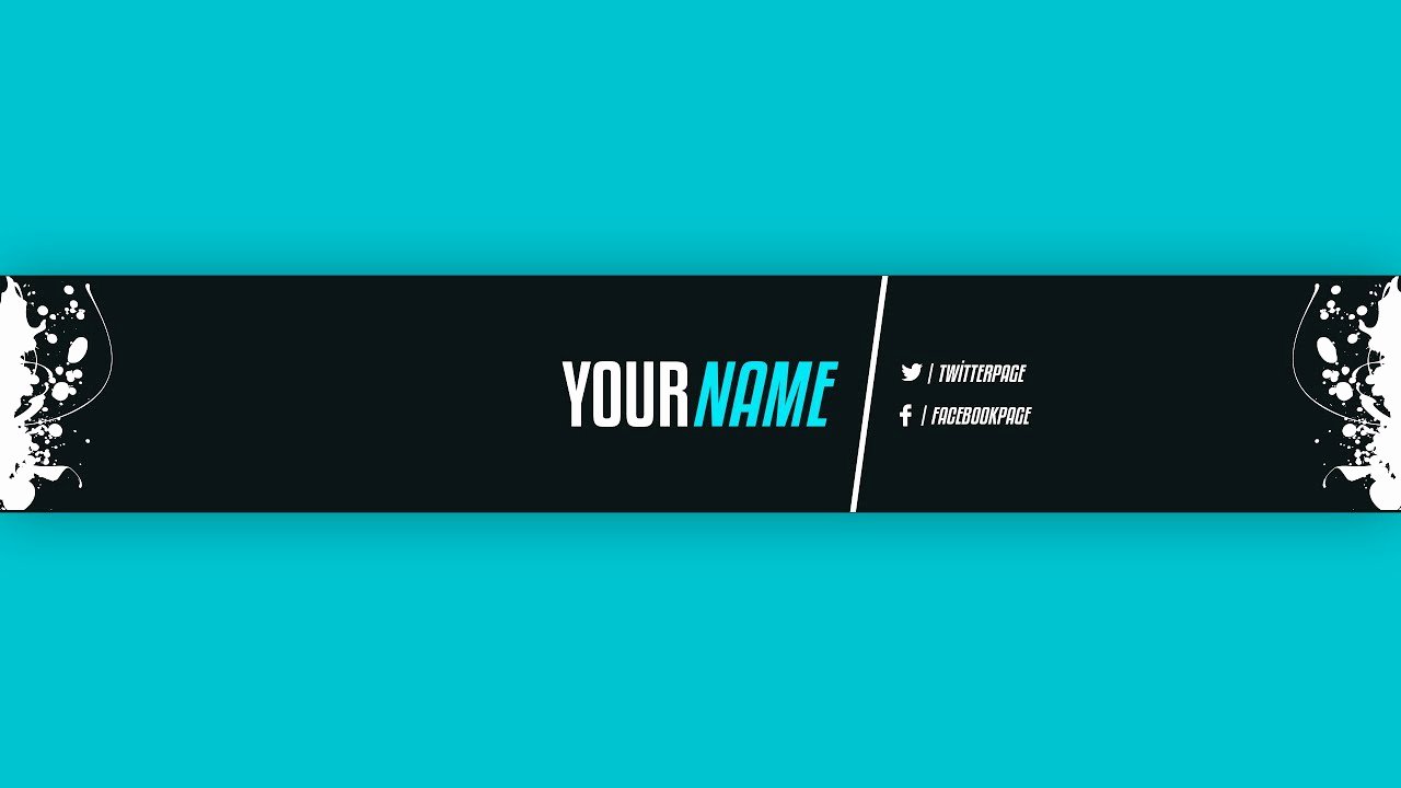 Youtube Banner Size Template